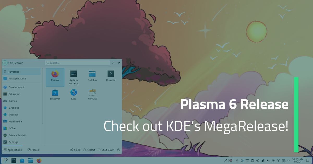 KDE Releases Plasma 6!